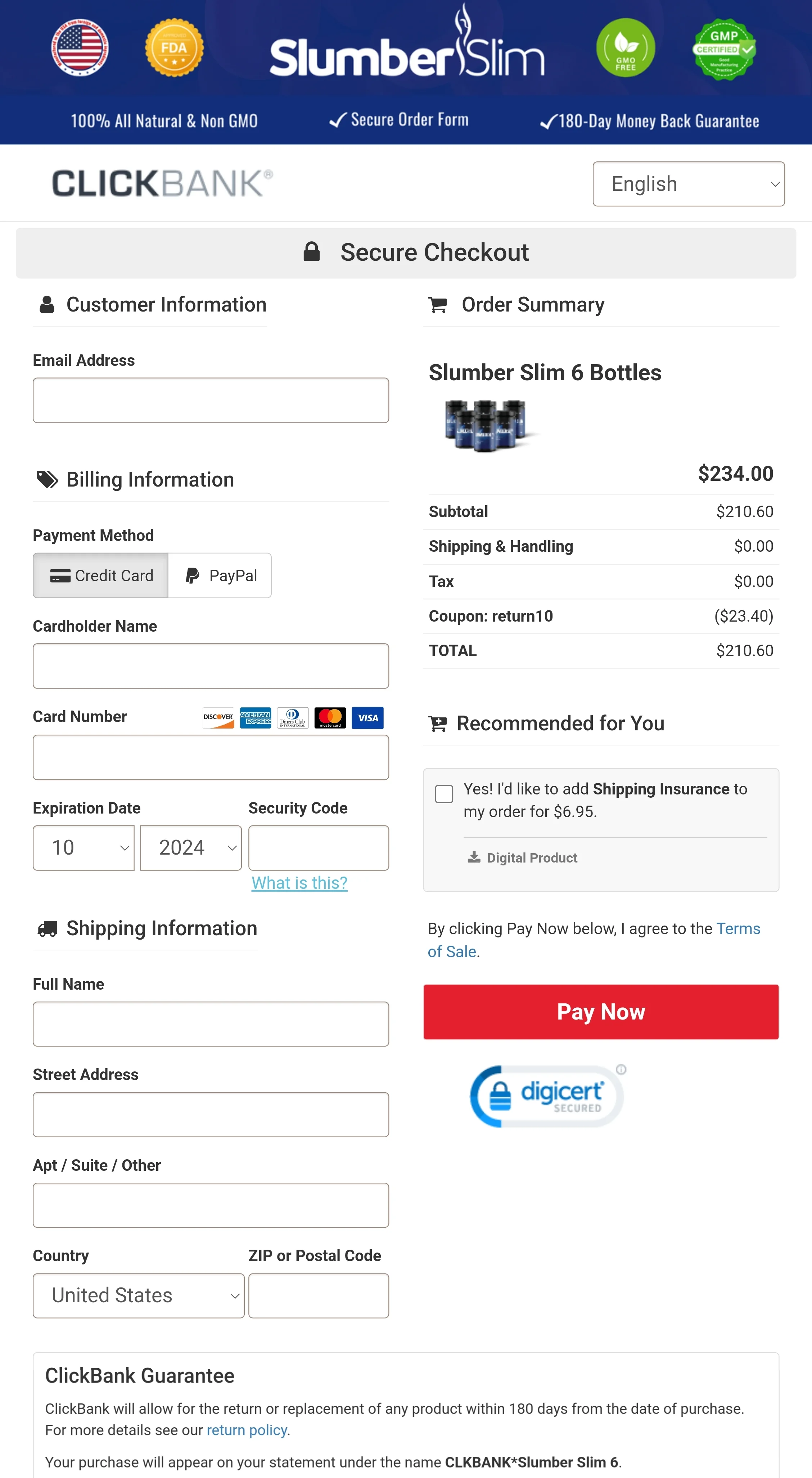 SlumberSlim™ - Official Website - Get 80% OFF Today Only!